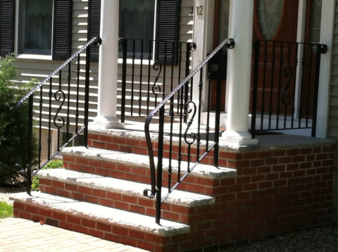 Residential-Handrails-Exterior | Colonial Iron Works
