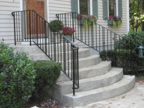 Residential-Handrails-Exterior | Colonial Iron Works